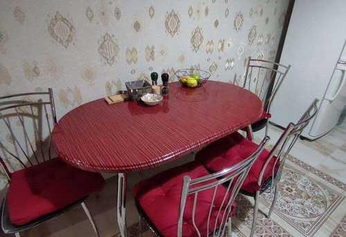 Кухонный стол и стулья обеденная группа