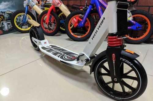 Самокат Tech team City Scooter Белый