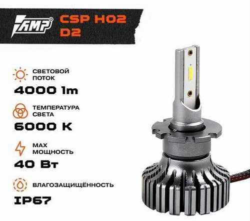 Светодиод головного света AMP CSP H02 D2