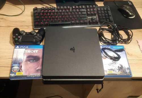 Sony playstation 4 slim 1TB с играми