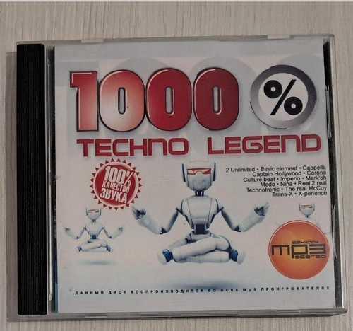 MP3 (CD-R) Techno Legend 1000% (98 tracks)