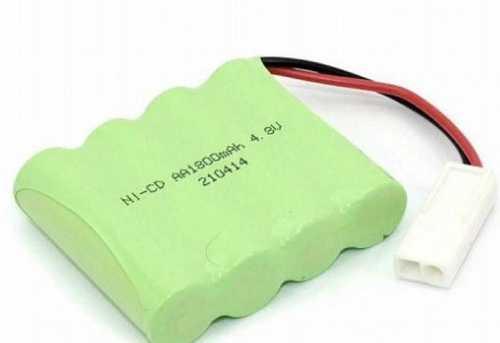 Аккумулятор Ni-Cd 4.8V 1800 mAh AA Flatpack разъем