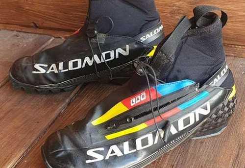 Ботинки лыжные salomon pilot sns классические