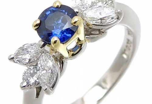Золотое кольцо Tiffany 5 гр 0.7 сt