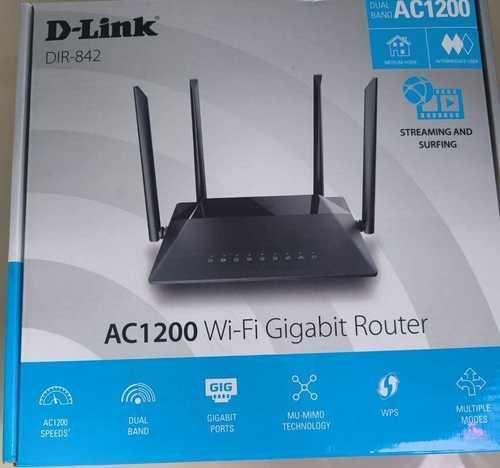 Wifi роутер гигабитный d-link dir842