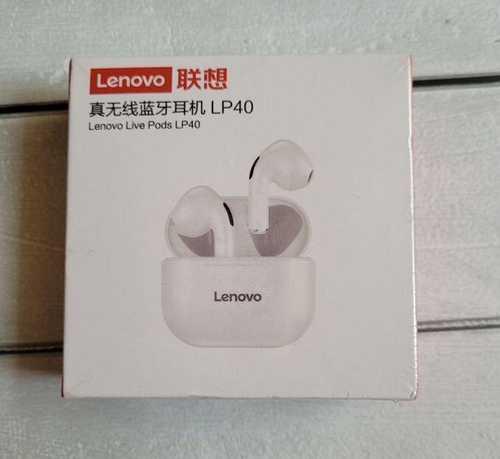 Наушники беспроводные Lenovo Live Pods LP40