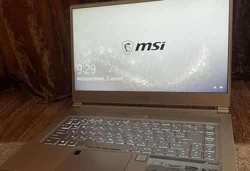 Msi ультрабук (Gtx 1060 6gb + i7 + 16gb )