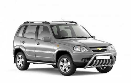 Защита порогов (нпс) Chevrolet Niva, LADA Niva