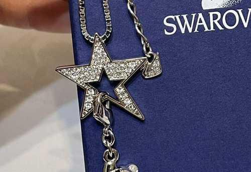 Колье с подвеской swarovski