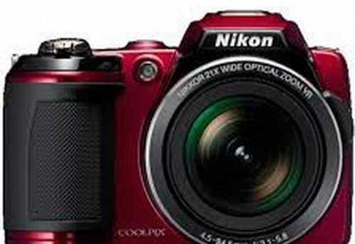 Фотоаппарат Nikon L120 Красный