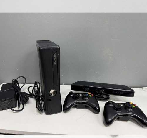 Xbox 360 прошитый 250gb   кинект 2 геймпада