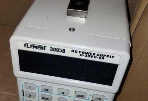 Импульсный лабораторный блок питания element 3005D