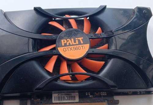 Видеокарта Palit GTX 560 TI 1024M gddr5 256B