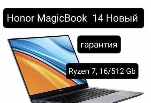 Ноутбук Honor Magicbook 14 Ryzen 7/ 16/256gb новый