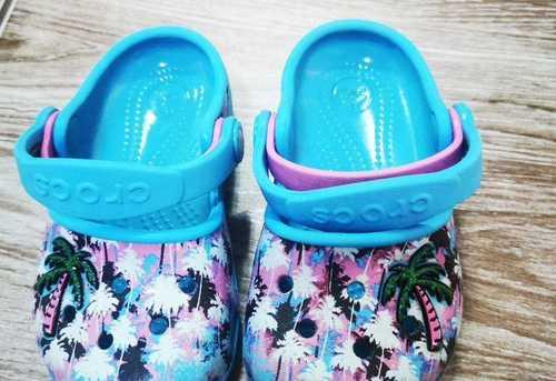 Резиновые шлепки детские Crocs