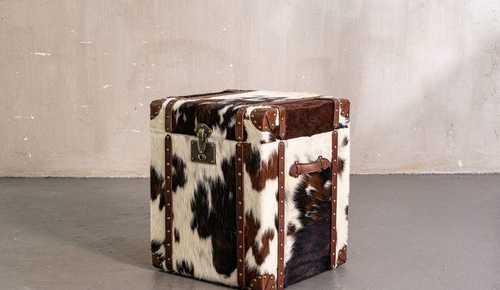 Сундук Texas Spotted Fur Decor