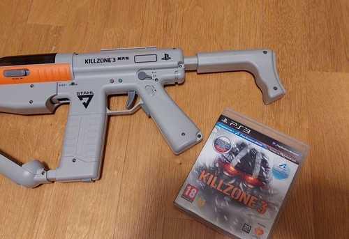 Автомат для PS3 и игра "Killzone 3" (Лот №1)