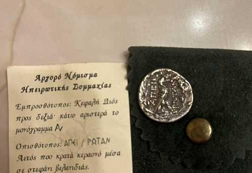Серебряная монета. Греция