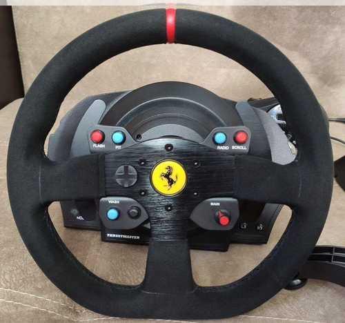 ThrustMaster T300 Ferrari Alcantara Edition+кпп