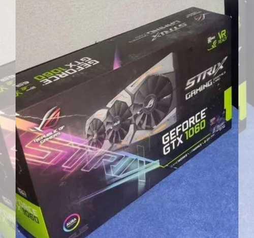 Видеокарта gtx 1060 6gb asus strix