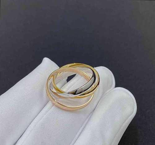 Золотое кольцо Cartier Trinity