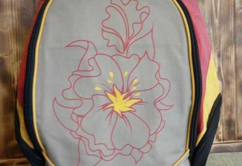 Рюкзак с рисунком "цветок" новый