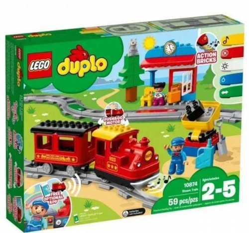 Lego duplo Town 10874 Поезд на паровой тяге