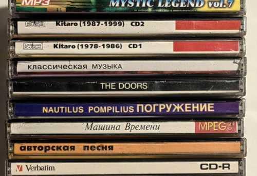 CD диски с музыкой (mp3), 14 шт