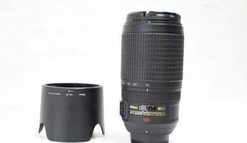 Nikon 70-300mm f/4.5-5.6G ED-IF AF-S VR