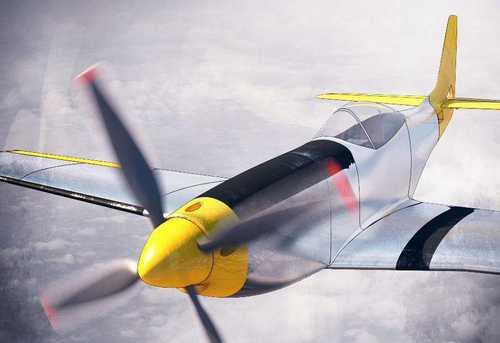 Корпус самолета на радиоуправлении P51D Mustang