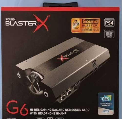 Внешняя звуковая карта Creative Sound BlasterX G6