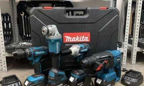 Набор аккумуляторный Makita 4в1