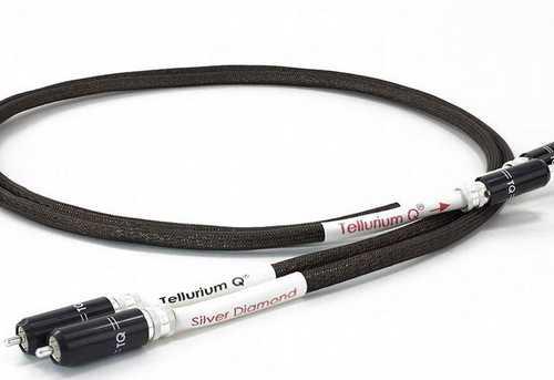 Межблочный кабель Tellurium Q RCA Silver Diamond