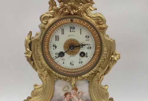 Часы настольные каминные Франция, Севр, 19 век М