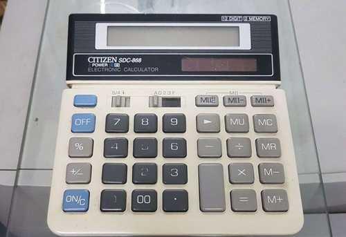 Калькулятор Citizen sdc-868