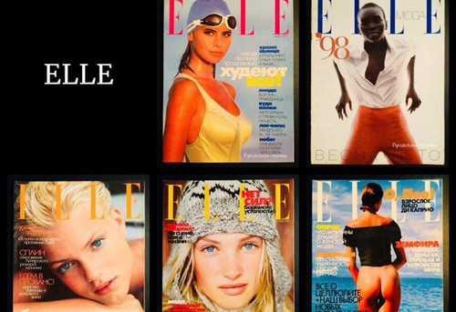 Журналы Elle 1997, 1998, 2000 на русском языке