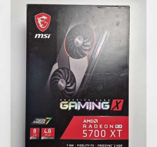 MSI RX 5700 XT 8Gb Gaming X