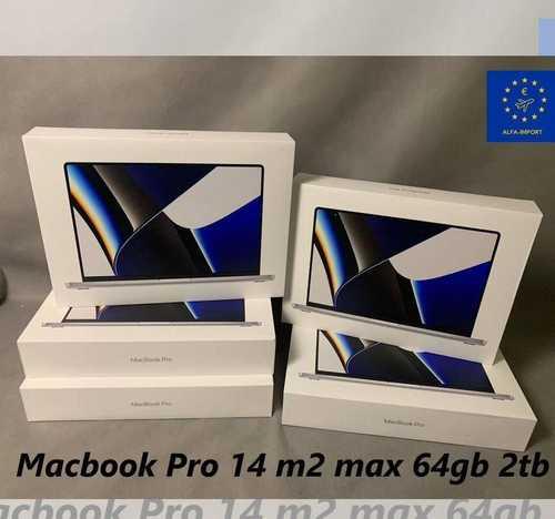 Macbook Pro 14 m2 max 64/2tb Новый