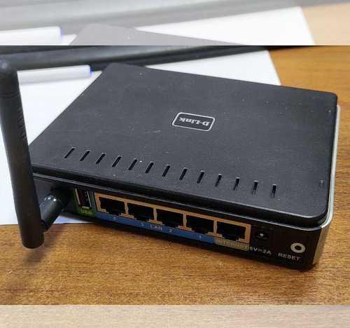 Роутер wifi с usb, вход LAN, выход LAN 4шт. с порш