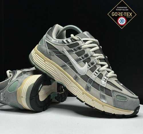 Кроссовки зимние Nike P-6000 gray and white