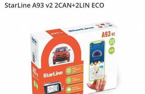 StarLine A93 v2 2CAN+2LIN ECO автозапуск старлайн