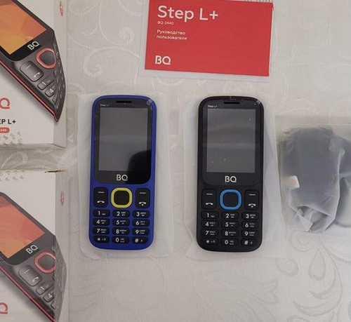 Мобильный телефон BQ 2440 Step L+ (синий, черный)