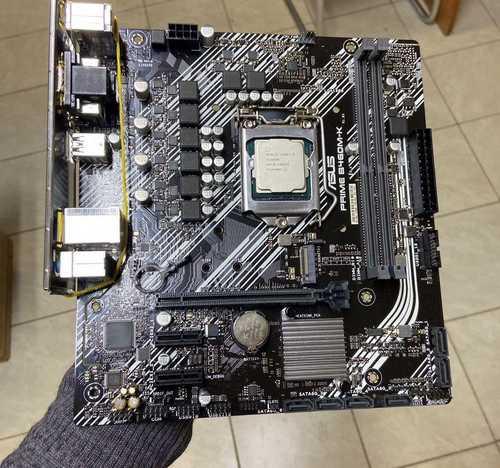 Комплект LGA 1200 / B450M / i3-10100