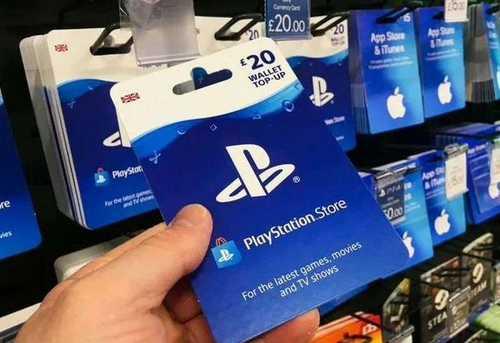 Пополнить кошелёк playstation store ps pns