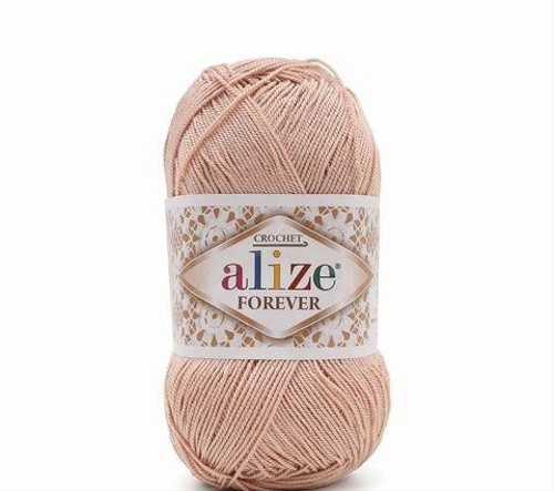 Пряжа alize 'Forever crochet' 50гр. 300м. (100 мик
