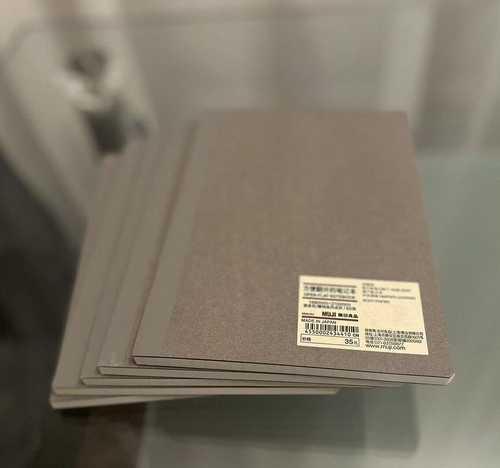 Тетради а5 muji в линейку 13 шт