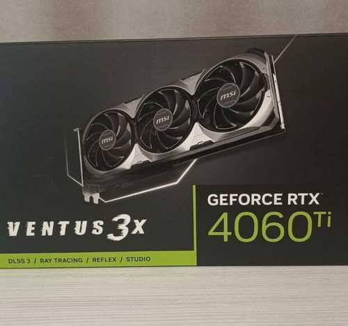 Видеокарта MSI nvidia GeForce RTX 4060 Ti ventus 3