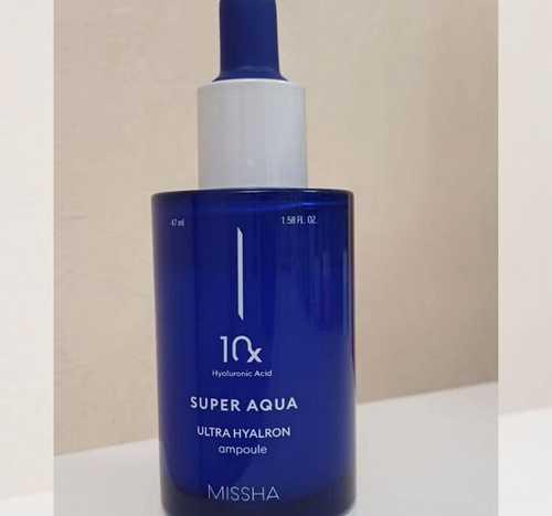 Missha super aqua ultra hyalron ampoule сыворотка