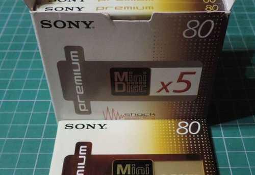 Минидиски md Sony 80мин