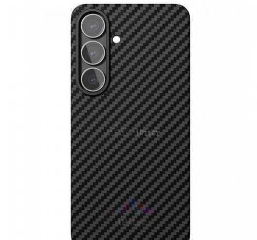 Чехол VLP Kevlar Case для Samsung Galaxy S25 Чёрный